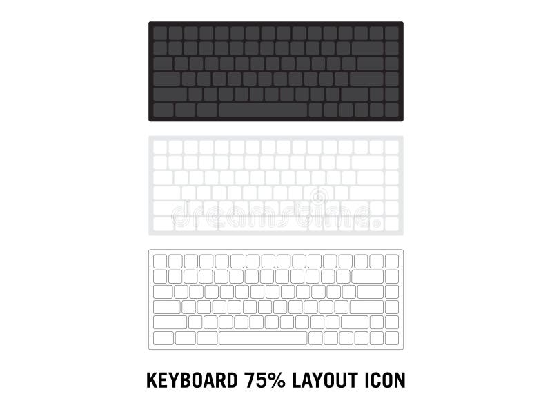 Mechanical Keyboard Drawings Stock Vector - Illustration of gaming ...