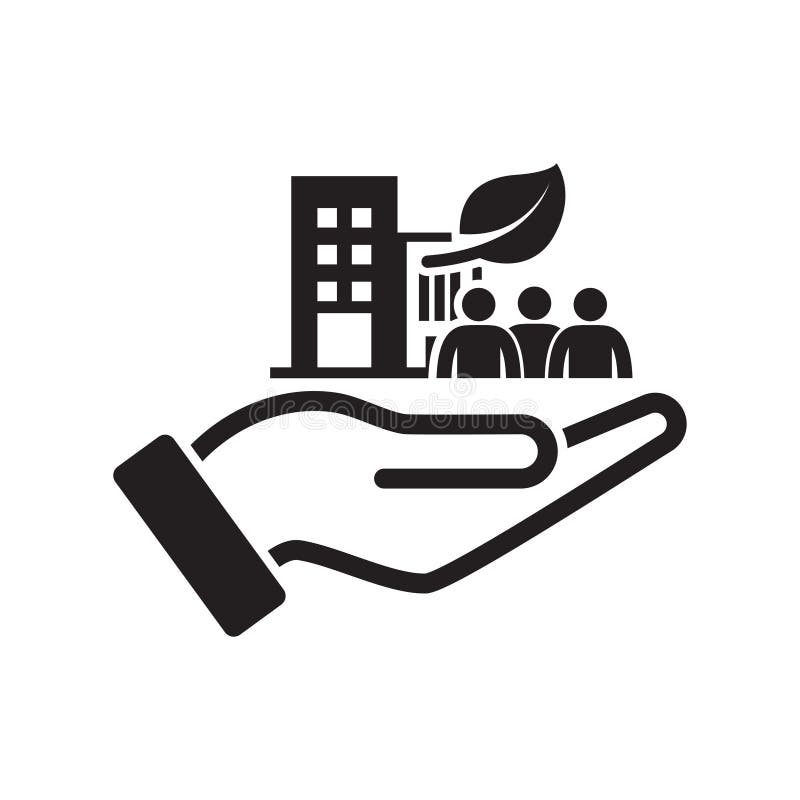 Csr Icon Isolated on White Background Stock Illustration - Illustration ...