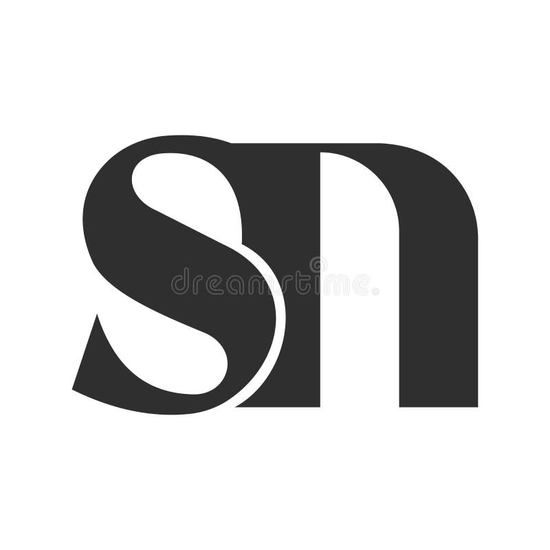 NS, SN, S and N Abstract Initial Monogram Letter Alphabet Logo Design ...