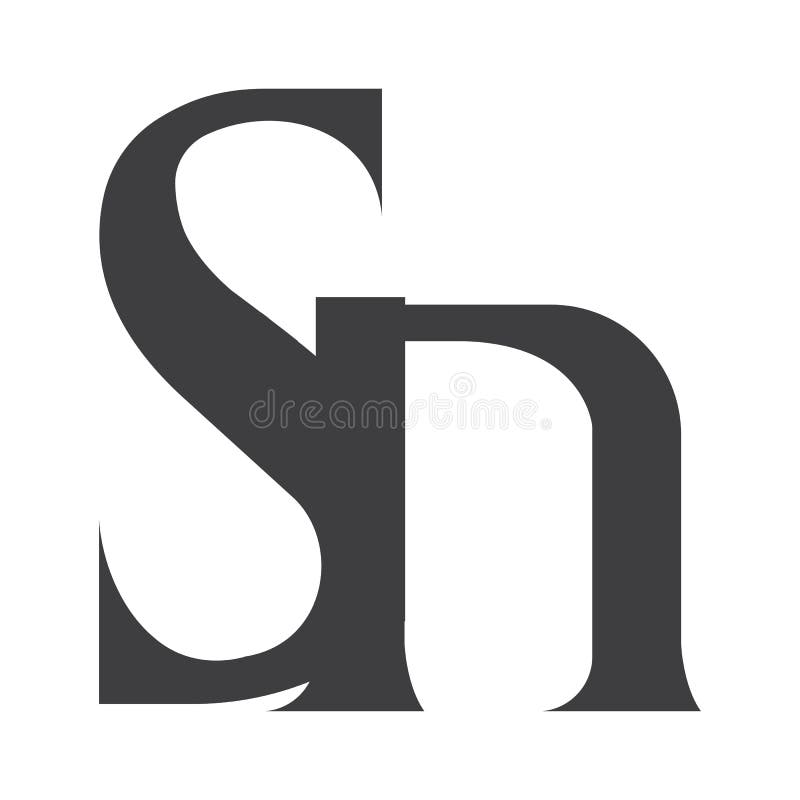 Sn Alphabet Initials Stock Illustrations – 410 Sn Alphabet Initials ...