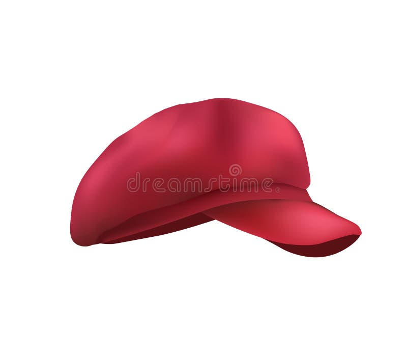 Red hat isolated stock vector. Illustration of season - 217721519