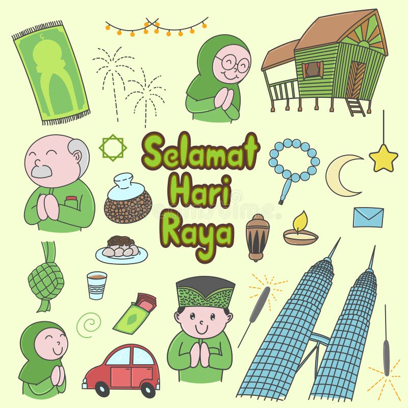 Selamat Hari Raya Meaning Eid Mubarak. from Kuala Lumpur To Hometown ...