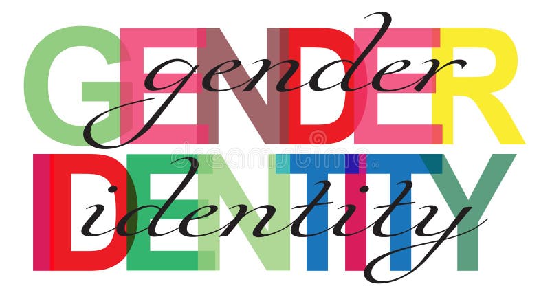 Gender Identity Word Cloud stock vector. Illustration of male - 141303804