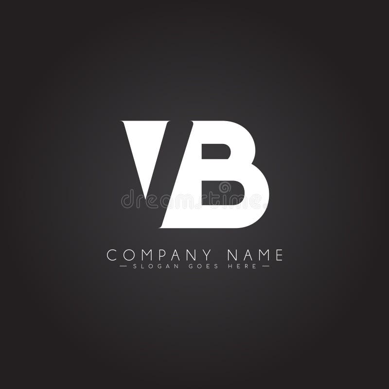Initial Letter VB Logo - Simple Business Logo Stock Vector ...
