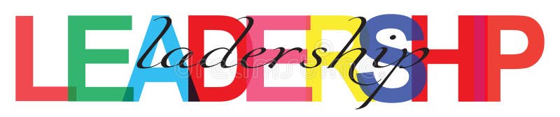 Leadership Colorful Logo. Stylized Human Figures With Neon Glow ...