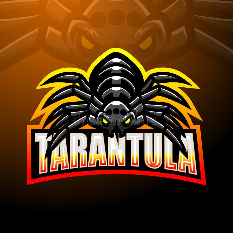 Tarantula Mascot Esport Logo Design Stock Vector - Illustration of ...