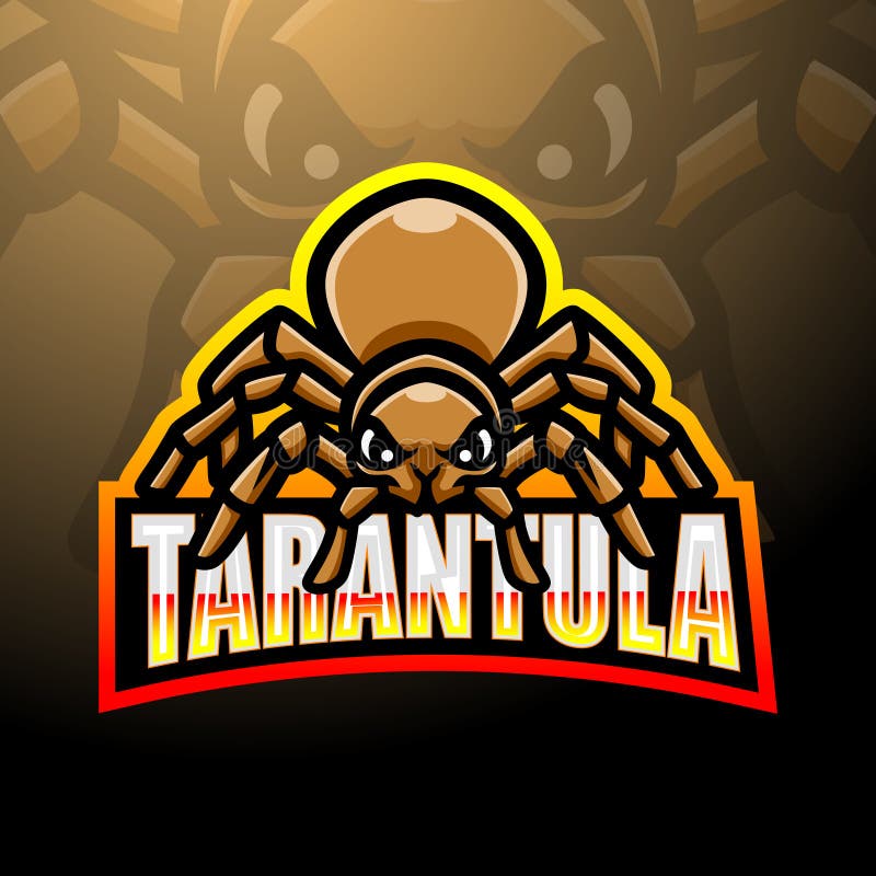 Tarantula Mascot Esport Logo Design Stock Vector - Illustration of ...