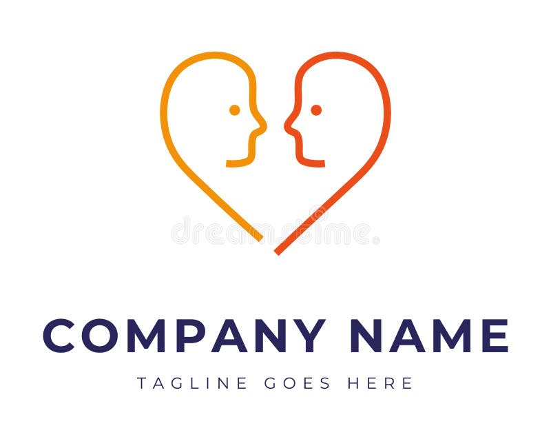 Two Faces Logo Stock Illustrations – 407 Two Faces Logo Stock ...