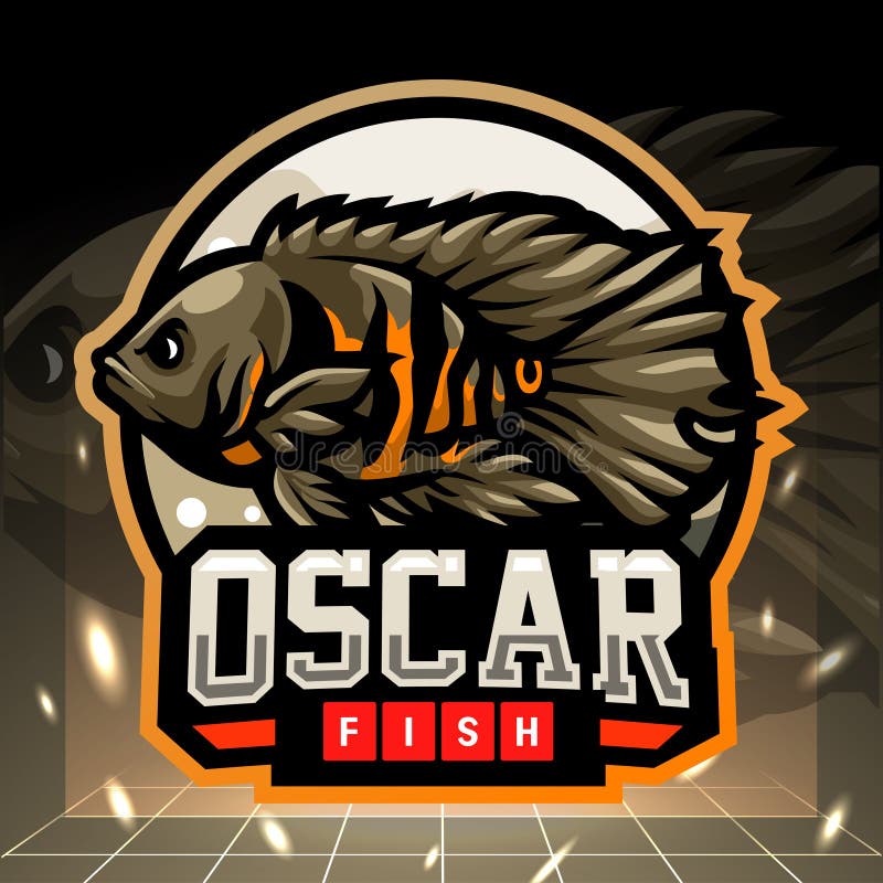 Oscar Fish Mascot. Esport Logo Design Stock Vector - Illustration of ...