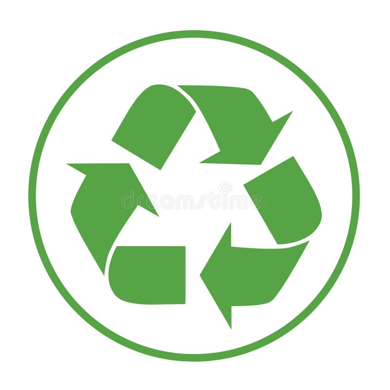 Recycle Icon Vector. Arrows Recycle Eco Symbol Vector Illustration ...