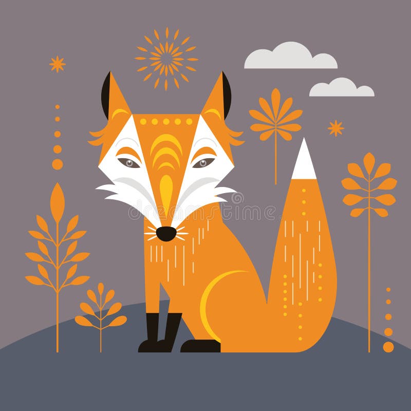 Fox Whimsical Stock Illustrations – 233 Fox Whimsical Stock ...