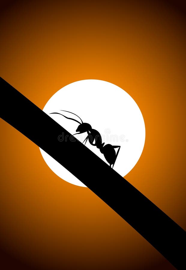 Ant Climbing Stock Illustrations – 180 Ant Climbing Stock Illustrations ...