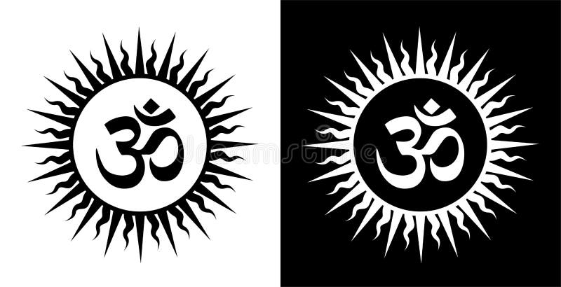 Om Symbol Sun Stock Illustrations – 245 Om Symbol Sun Stock ...