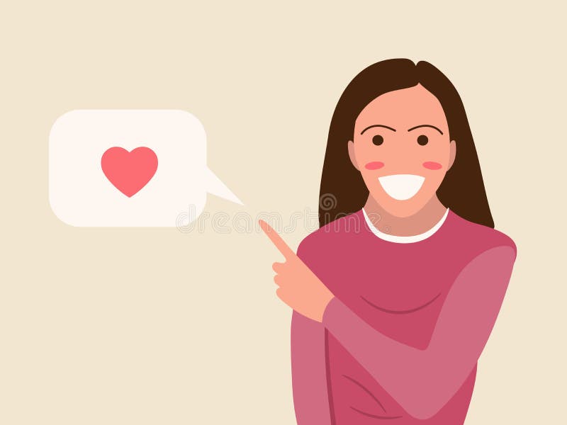 Like or Appreciation Gesture with Cute Cartoon Character. Stock Vector ...