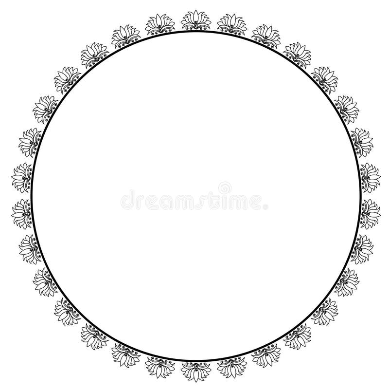Lotus Frame Round Stock Illustrations – 3,369 Lotus Frame Round Stock ...
