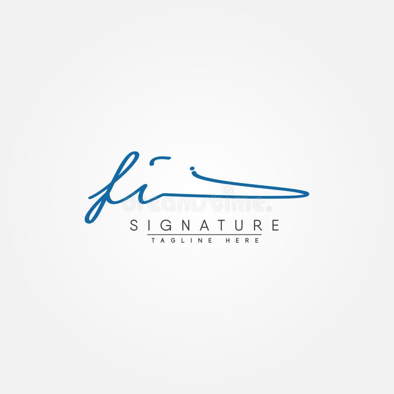 Letter Fi Logo Stock Illustrations – 2,700 Letter Fi Logo Stock ...