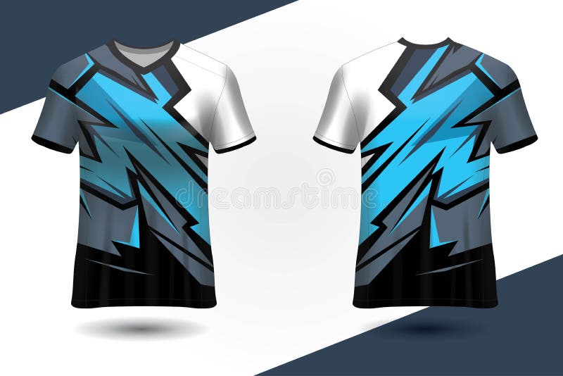Club Shirt Design Vector. Uniform Front and Back Stock Vector ...