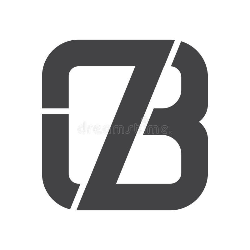 BZ, ZB, Z and B Abstract Initial Monogram Letter Alphabet Logo Design ...