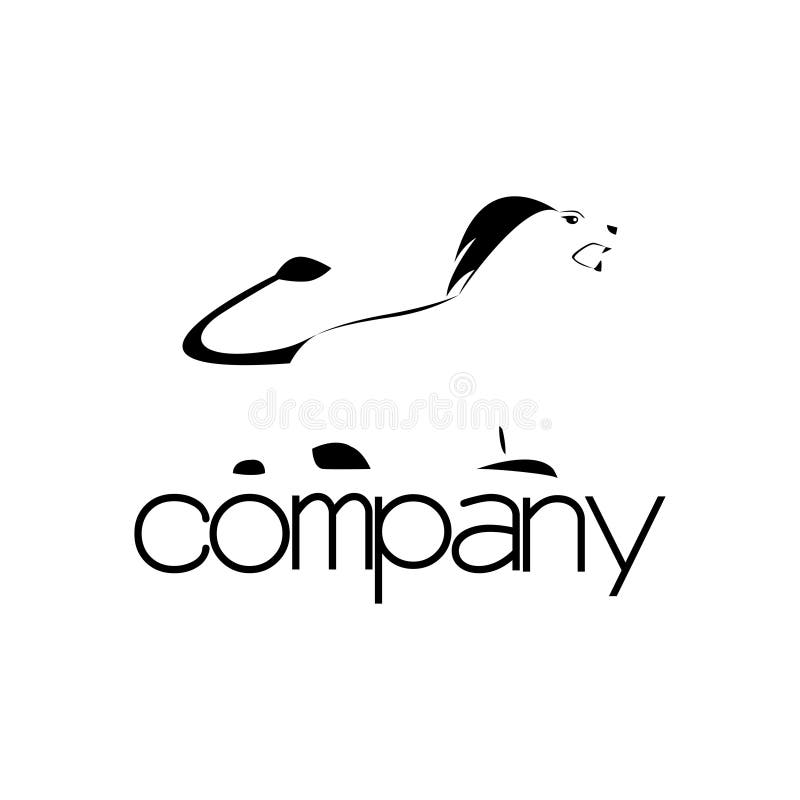 Symbol of Financial Service Lion Heraldic Lion Lioness Stock Vector ...