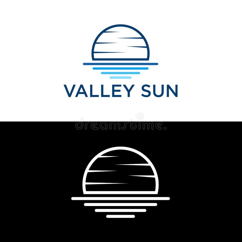 Logo Valley Icon, Farm Countryside Green, Rural Agriculture Landscape ...