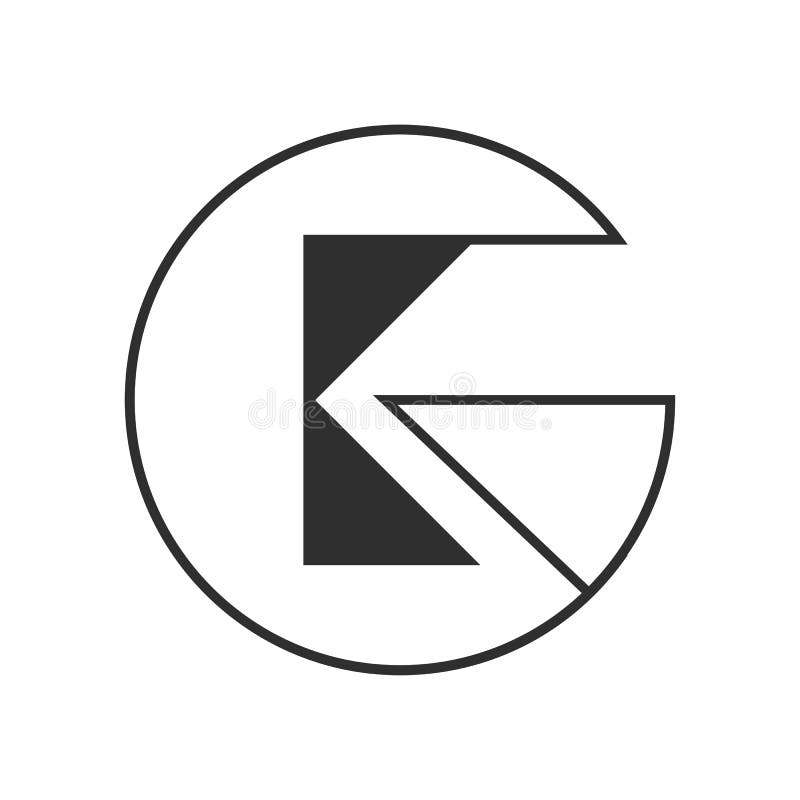 Alphabet Letters Initials Monogram Logo KG, GK, K and G Stock Vector - Illustration of business ...