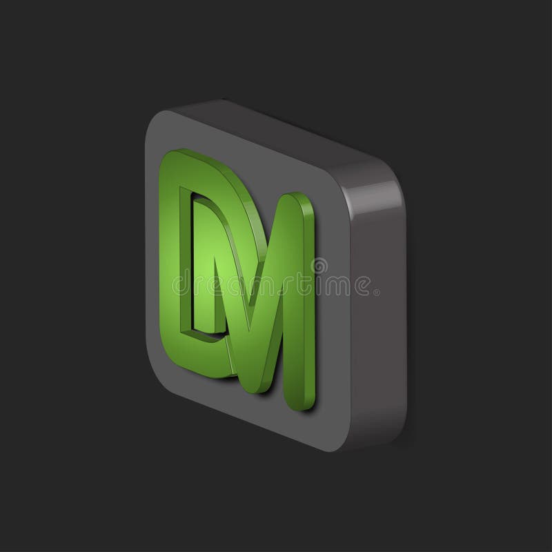 Dm Letter Stock Illustrations – 1,233 Dm Letter Stock Illustrations ...