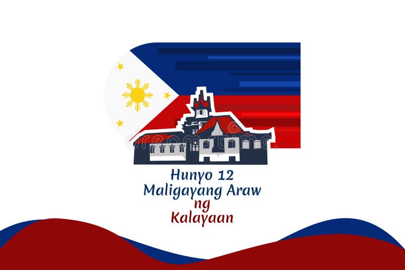 June 12, Independence Day of Philippines Vector Illustration. Stock ...