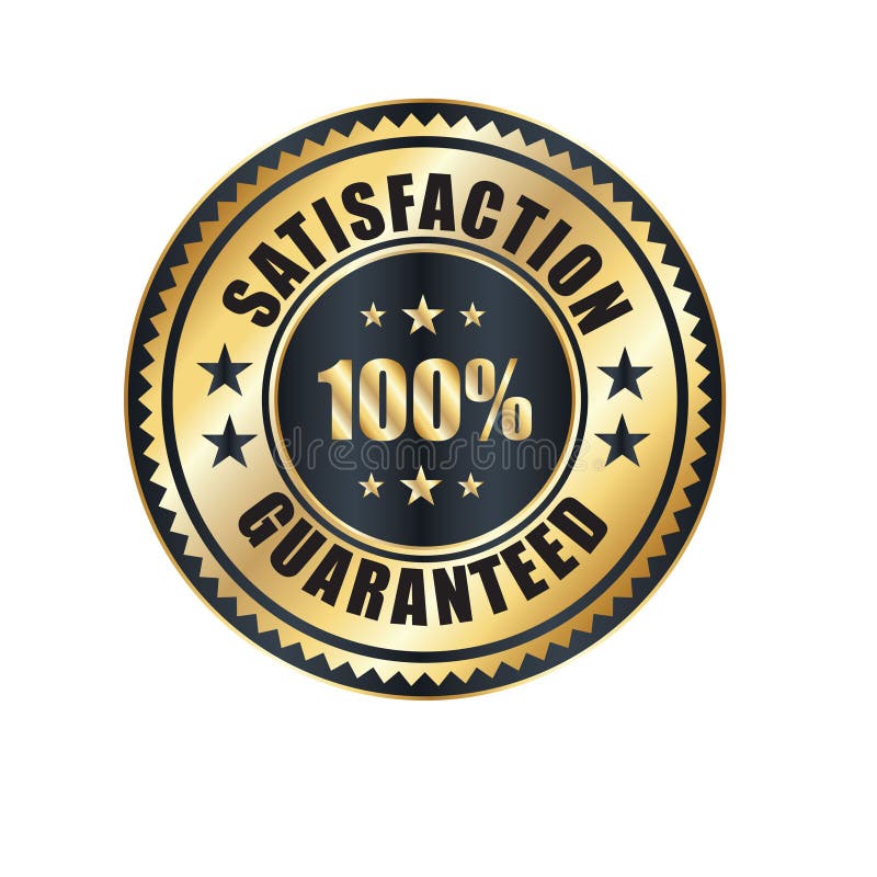 Satisfaction Guarantee Badge, Trust Badge Design, Guarantee Badge ...