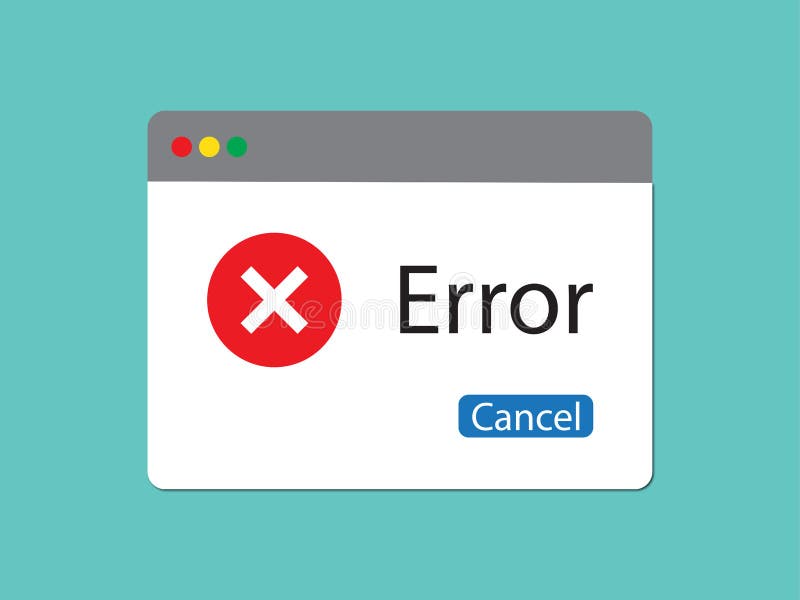 Error stock illustration. Illustration of white, finding - 79562154