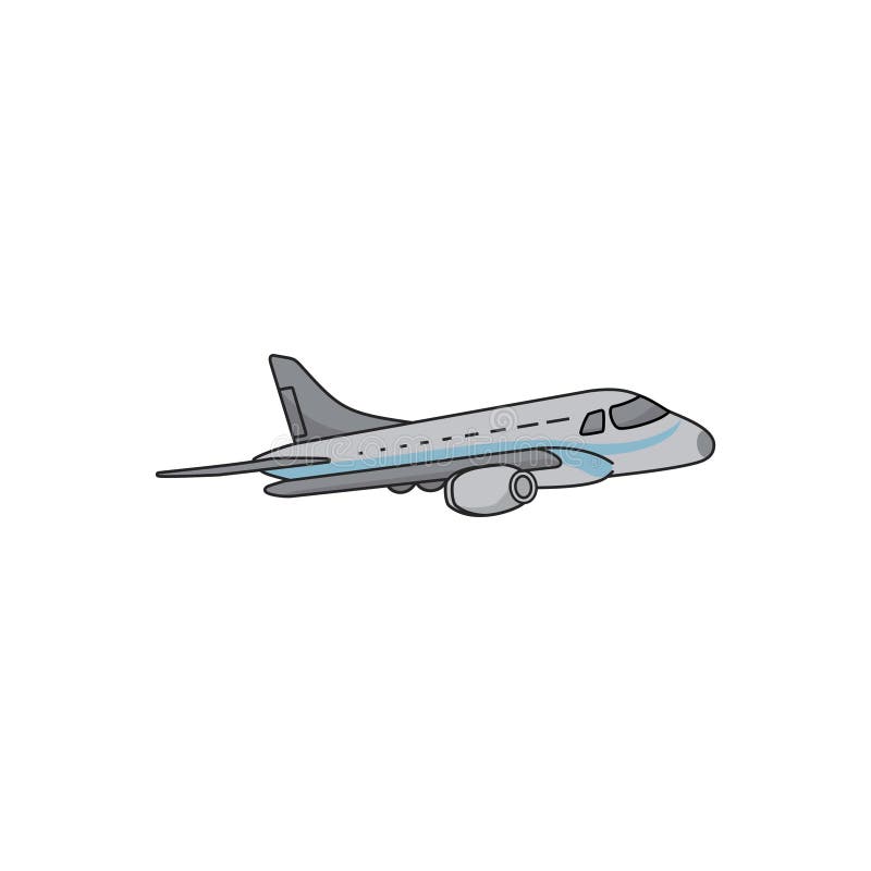 Simple Airplane Design Concept Stock Vector - Illustration of cartoon ...