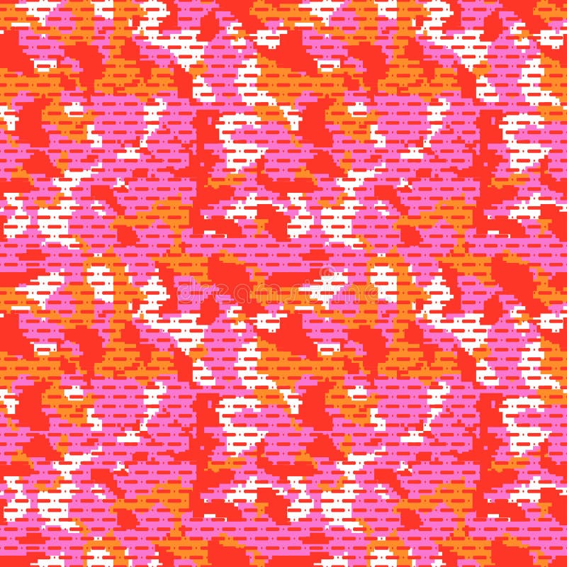 Orange Digital Camo Stock Illustrations – 449 Orange Digital Camo Stock ...