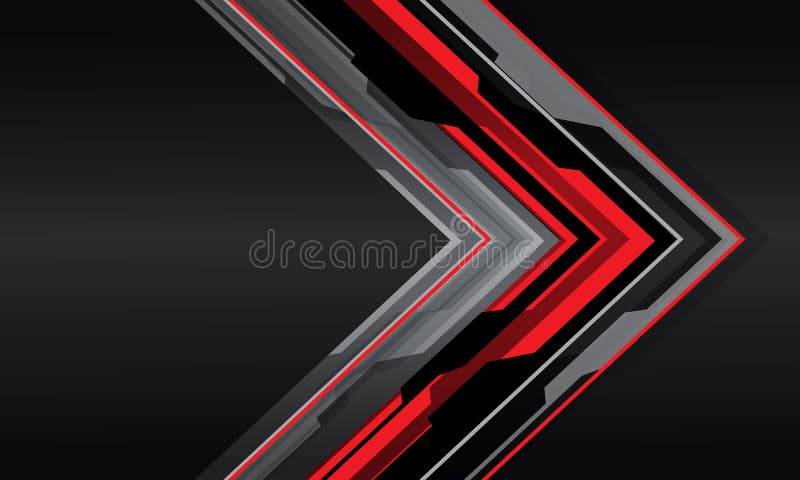 Cyber Arrow Background, Digital Abstract Technology Background Stock ...