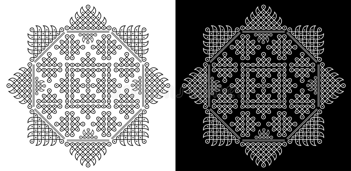Kolam Stock Illustrations – 2,853 Kolam Stock Illustrations, Vectors ...