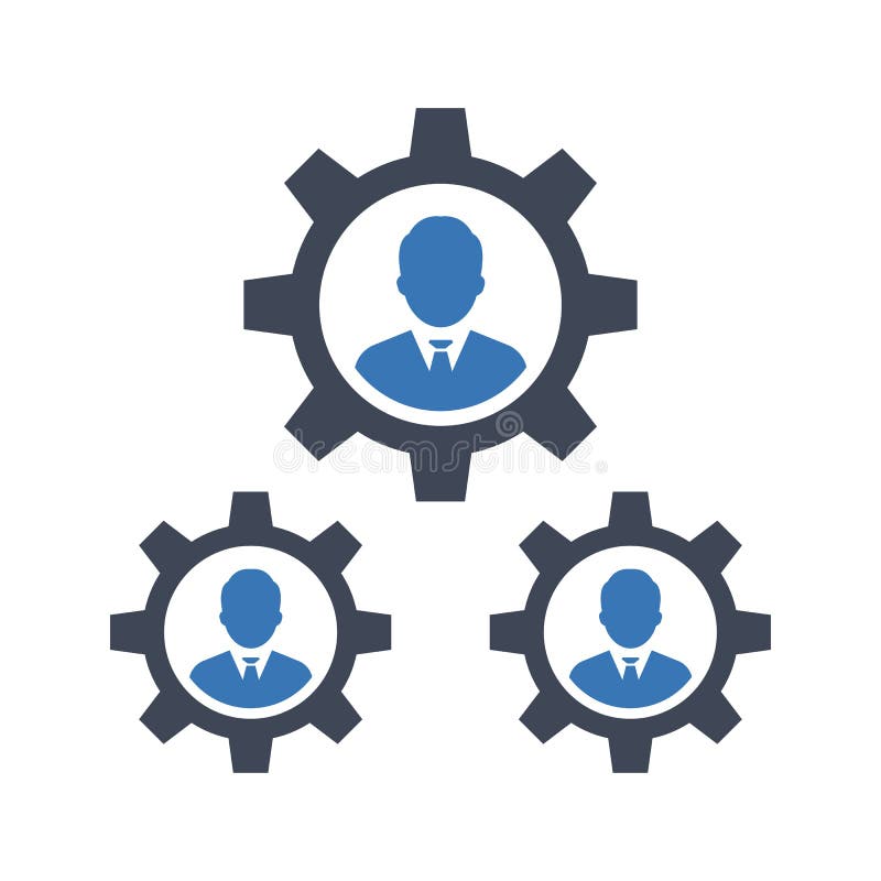 Business Expert Flat Vector Icon Stock Vector - Illustration of gear ...