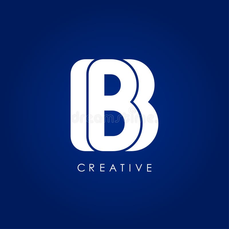 Double `BB` Logo. the Design Consists of only One Continuous Line that ...