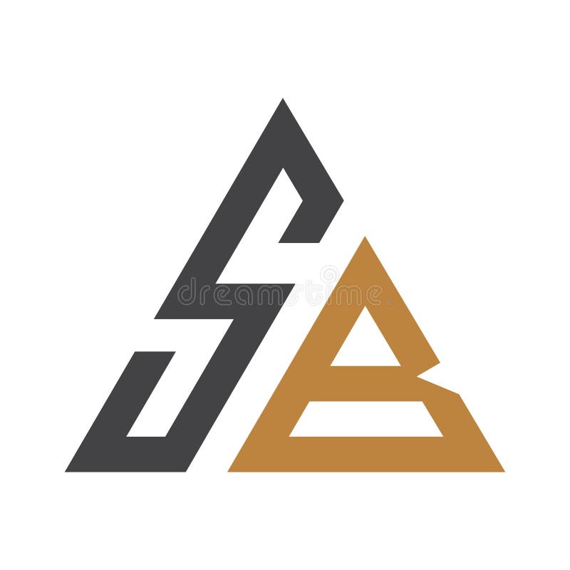 SB, BS, S and B Abstract Initial Monogram Letter Alphabet Logo Design ...