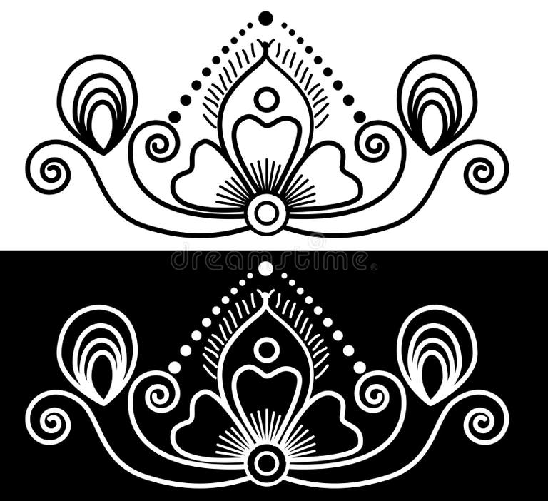 Alpona Border Stock Illustrations – 791 Alpona Border Stock ...