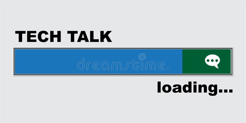 Tech Talk Logo or Symbol Template Design Stock Vector - Illustration of ...