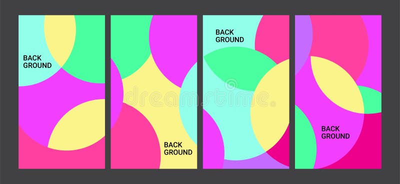 Colorful Creative Geometry Poster and Cover Design Template Stock ...