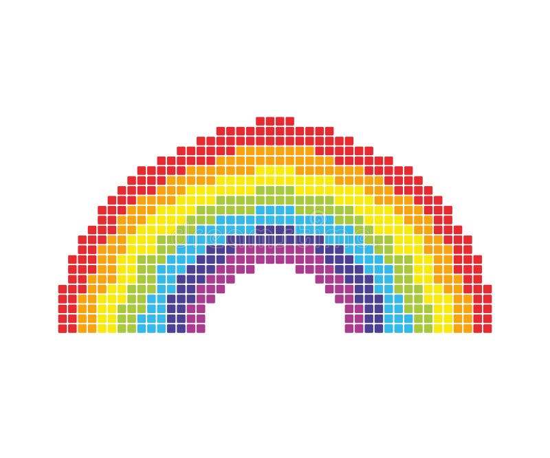 Pixel Art Rainbow Stock Illustrations – 4,724 Pixel Art Rainbow Stock ...