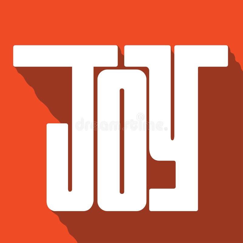 Hand Lettering Joy Christian Quotes Stock Vector - Illustration of ...