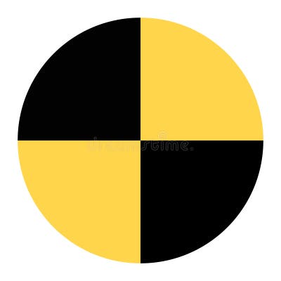 Crash test symbol on white stock photo. Illustration of check - 221319086