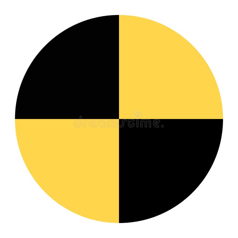 Crash test symbol on white stock photo. Illustration of check - 221319086