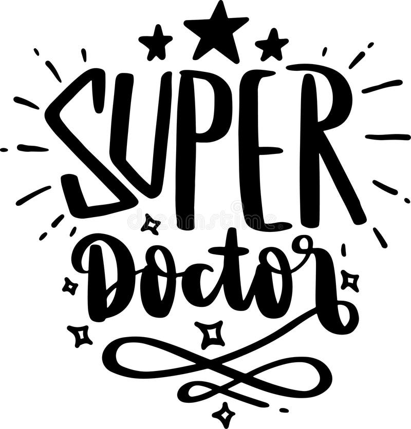 Super Doctor stock vector. Illustration of breathing - 221362295
