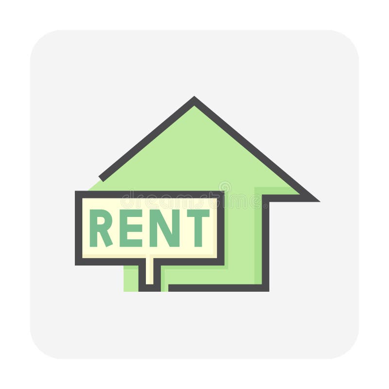 House or Residential Building Vector Icon Design. 64x64 Pixel. Stock ...