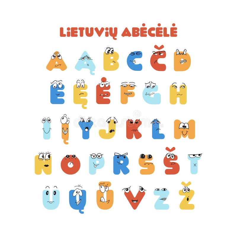Lithuanian Letter Stock Illustrations – 150 Lithuanian Letter Stock ...