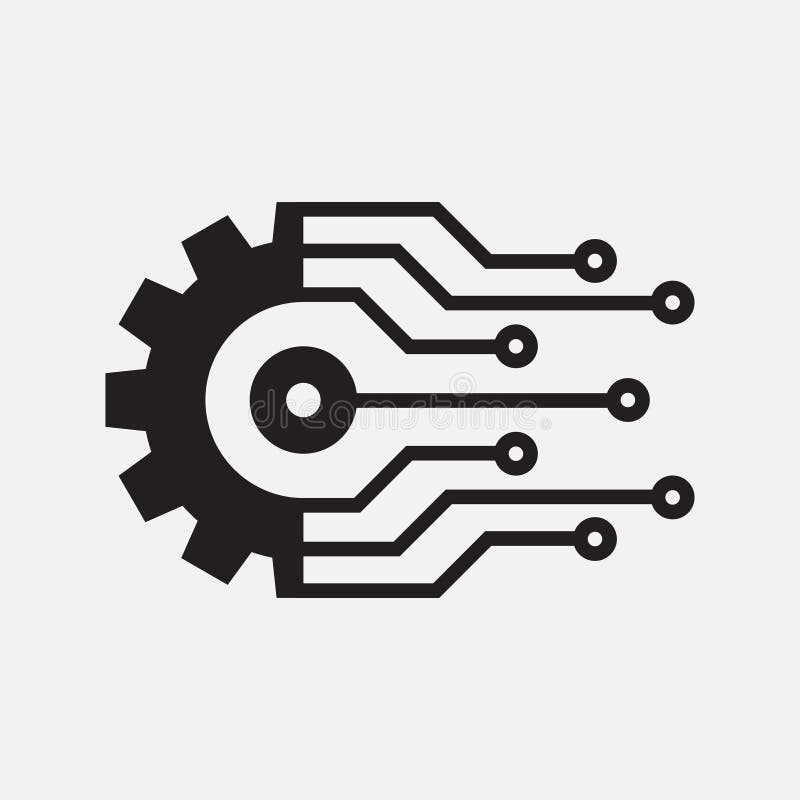 Electronic Technology Logo Design. Computer, Network, Internet, Tech ...