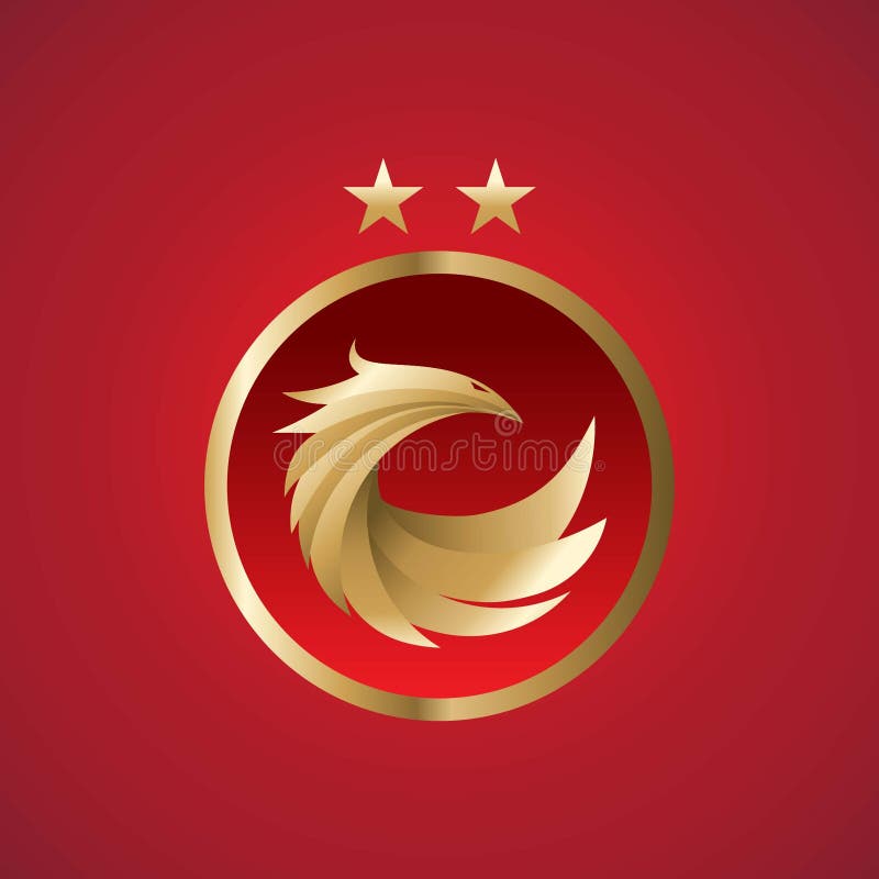 Phoenix Badge Design Illustration Vector Can Edited Stock Vector ...