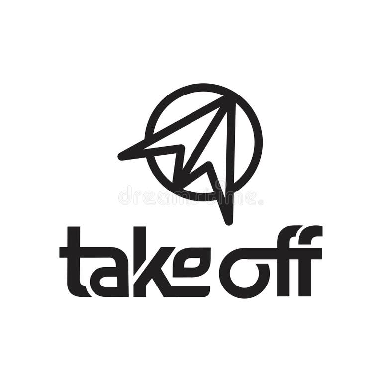 Take off logo stock vector. Illustration of company - 221720842