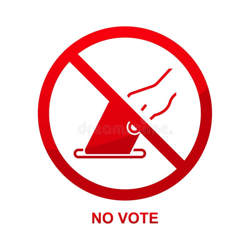 Vote Sign And Badge Of America Election Day Stock Vector - Illustration ...